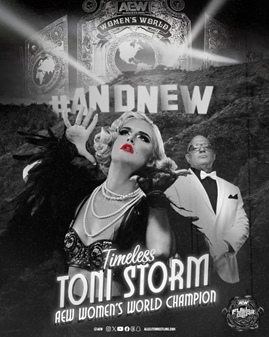 Toni Storm wins women's title at AEW full gear